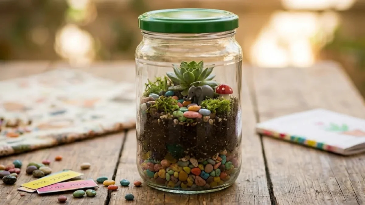 Build a Mini Garden: A Fun Terrarium Activity for Kids - Hidabroot